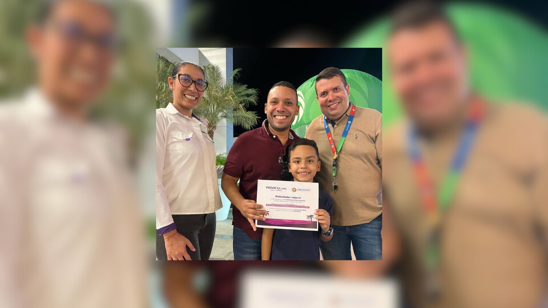 Unicentro y Navicu Revelan al Ganador del Viaje - Unicentro Maracay